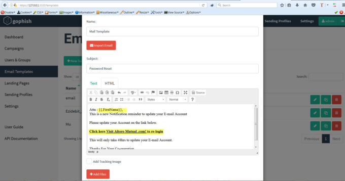 Spear Phishing with Go Phish Framework | Cobalt