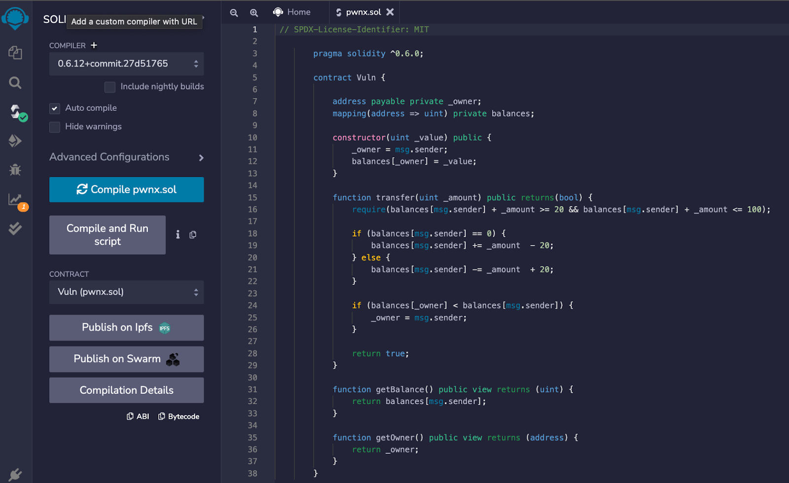 Hacking Solidity Smart Contracts | Cobalt