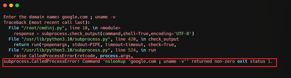 Introduction to Command Injection Vulnerability