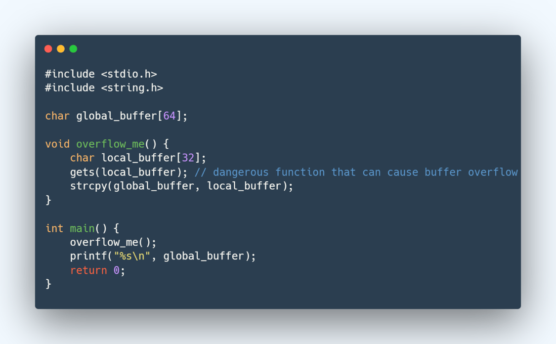 Overflow Vulnerabilities